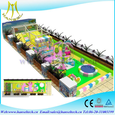 Hansel popular candy theme soft play center kids outdoor playhouse in the park