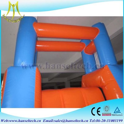 Hansel 2017 hot selling commercial PVC outdoor inflatable play area rent bounce house