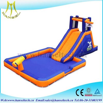 Hansel 2017 hot selling commercial PVC outdoor inflatable play area bounce house for sale