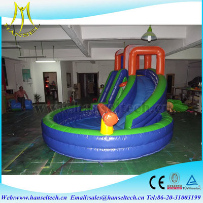 Hansel 2017 hot selling commercial PVC outdoor play area inflatable bounce house
