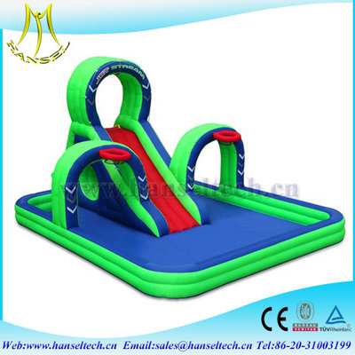 Hansel 2017 hot selling PVC outdoor inflatable play area commercial bounce house