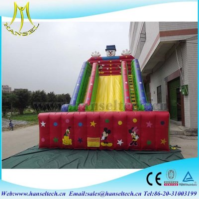 Hansel 2017 hot selling PVC outdoor play area inflatable advertising
