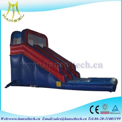 Hansel 2017 hot selling PVC outdoor inflatable play area blow up raft