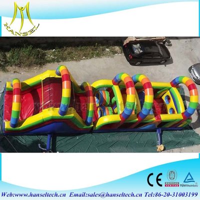 Hansel spiral slide,obstacle sport game for children amusement equipment
