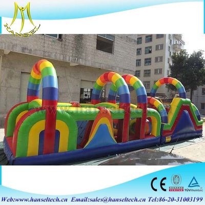 Hansel spiral slide,obstacle sport game for children amusement equipment