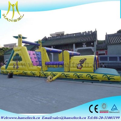Hansel unique playground equipment,obstacle sport game indoor and outdoor