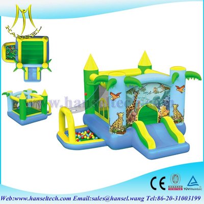 Hansel top sale jungle infltable combo for commercial use