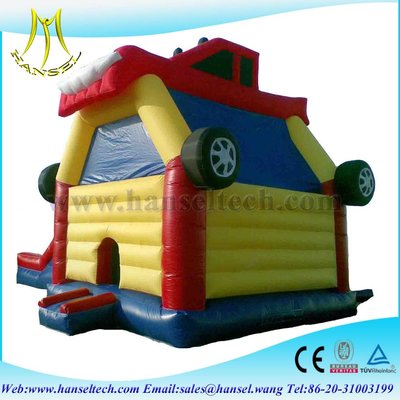 Hansel popular car kids jumping castle for entertainment