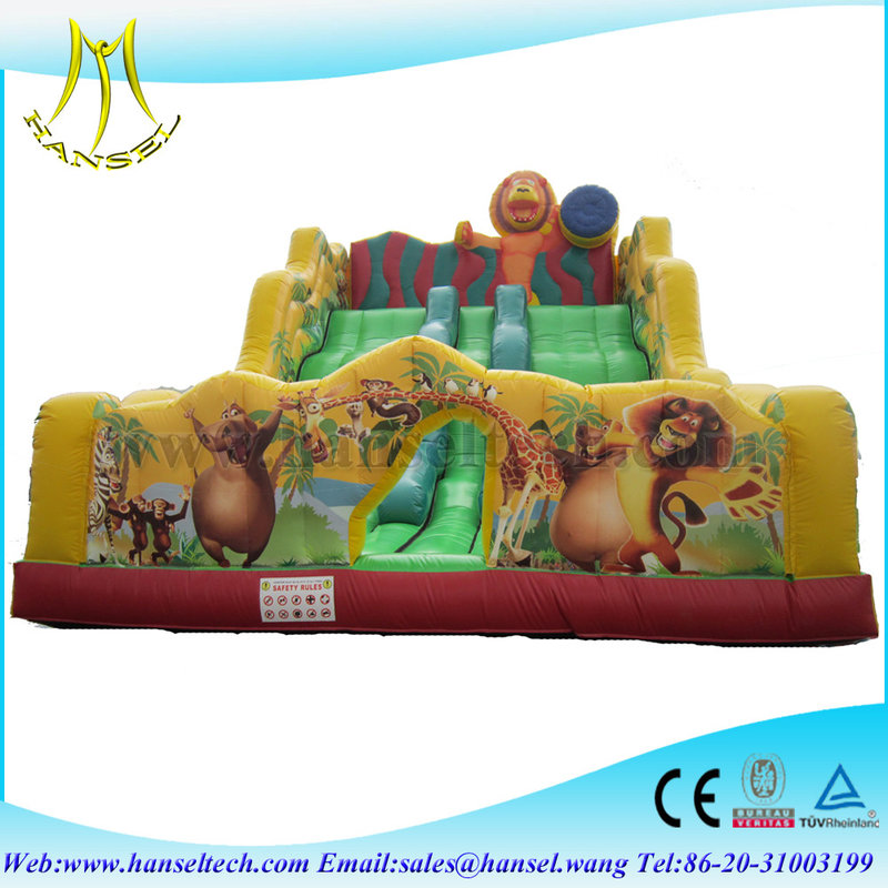 Hansel Factory price 0.55mm PVC giant slide inflatable ,inflatable slide for sale