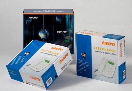 CMYK Colors Corrugated Printed Cardboard Box Packaging For Mobile