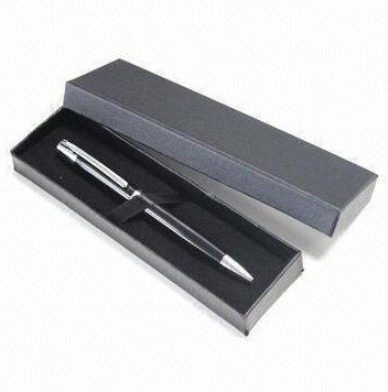 Stationery Paper Box , Black Color Printed Cardboard Box Packaging