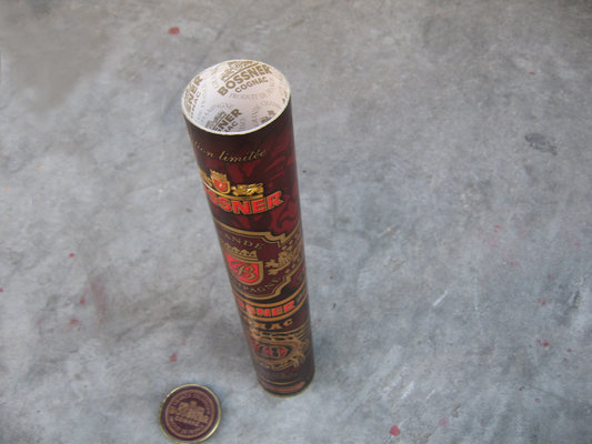 Cigarette Paper tube , Printed Cardboard Box Packaging With Embossing