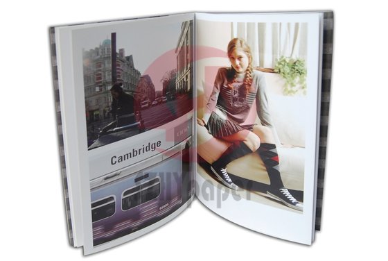 Garment /clothing brochure with folded cover colour brochure prinitng