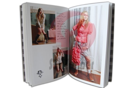 Garment /clothing brochure with folded cover colour brochure prinitng