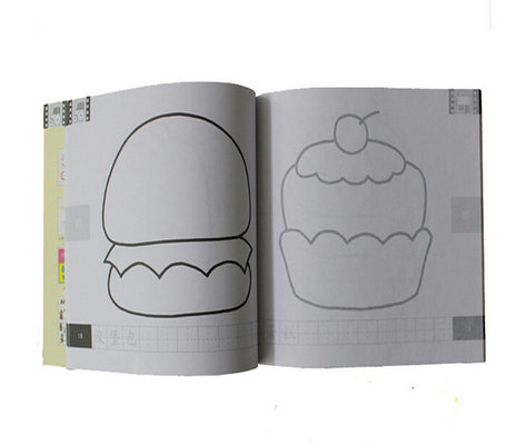 China customized design coloring book printing