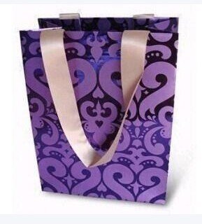 Recycle Kraft Paper Gift Shopping Bags With Handles for retail stores