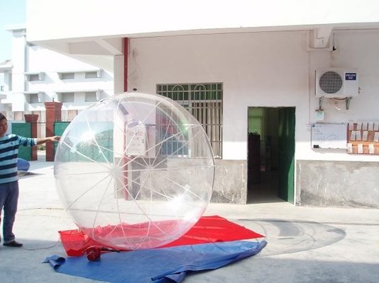 No Color Inflatable Walk On Water Ball self-stand For Family Amusement