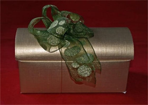 Luxury Custom Printed Gift Boxes With Ribbon , Small Jewellery Gift Boxes