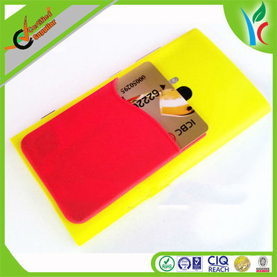Colorful Durable Cell Phone Silicone Cases Smart Wallet For Gift
