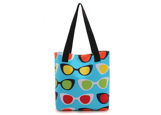 Leisure Colorful printing canvas shopping bag eco friendly , beach bags