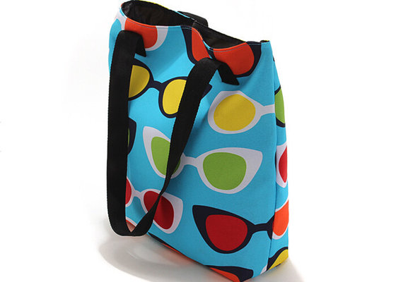 Leisure Colorful printing canvas shopping bag eco friendly , beach bags