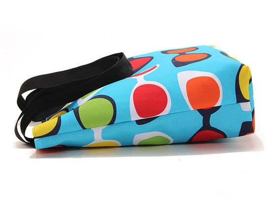 Leisure Colorful printing canvas shopping bag eco friendly , beach bags
