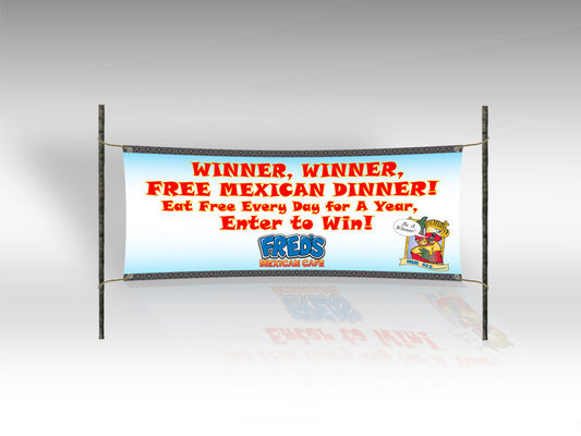 digital custom logo wide format window advertising Banner Printing of full color