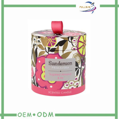 ODM Custom Printed Shipping Boxes Round Tube Package Matt Lamination
