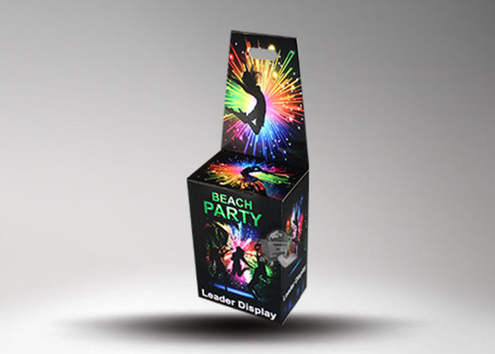 Eye Catching moving cardboard boxes / Trolley Carton For Party Glow Stick