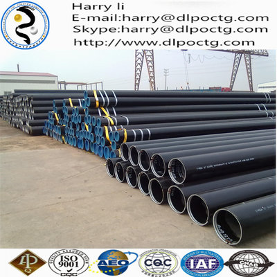 spiral welded steel pipe 3 to 12m length 6"API5L oil gas used pipe line