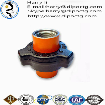 Small diameter oil casing butt weld hammer union thread protectors hammer union