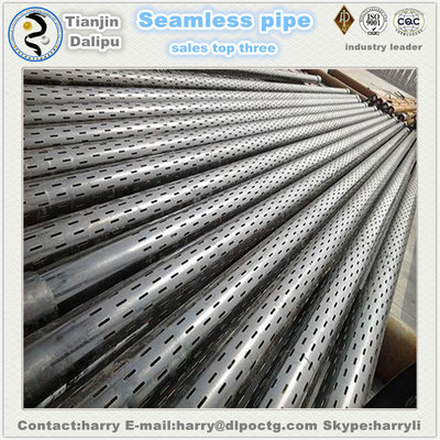 API 5CT Oil well casing preforated pipe and slotted liner 4-1/2"made in china