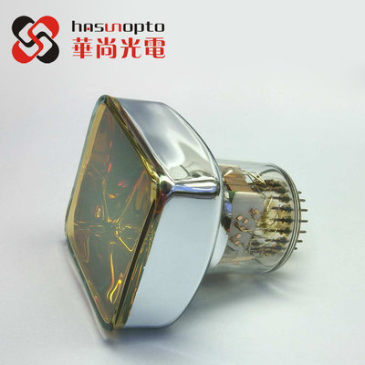 28mm diameter, side window type, photocathode material is double alkali high temperature photomultiplier tube supplier