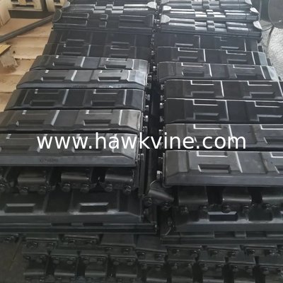 Paver Rubber Pads PMG250S PMG260 PMG260S PMG300 PMG300AS PMG300S PMG300T, PMG320 PMG320S PMG350AS PMG350BS PMG350T PMG400S PMG400T Excavator Rubber Pad supplier