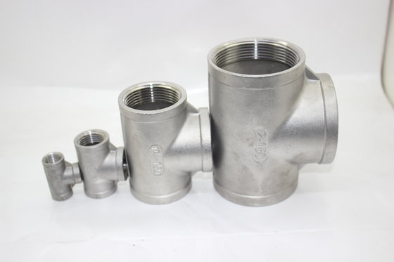 TEE(BT) SS THREADED PIPE FITTING SS304,SS316