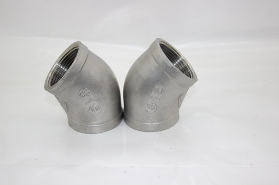 ELBOW45(LB45)SS304,SS316 STAINLESS STEEL PIPE FITTINGS size：1/8“-4”