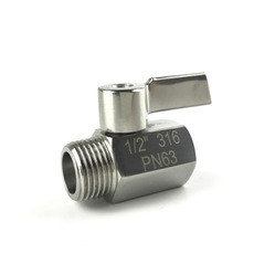 M/F MINI BALL VALVE ss304,ss316