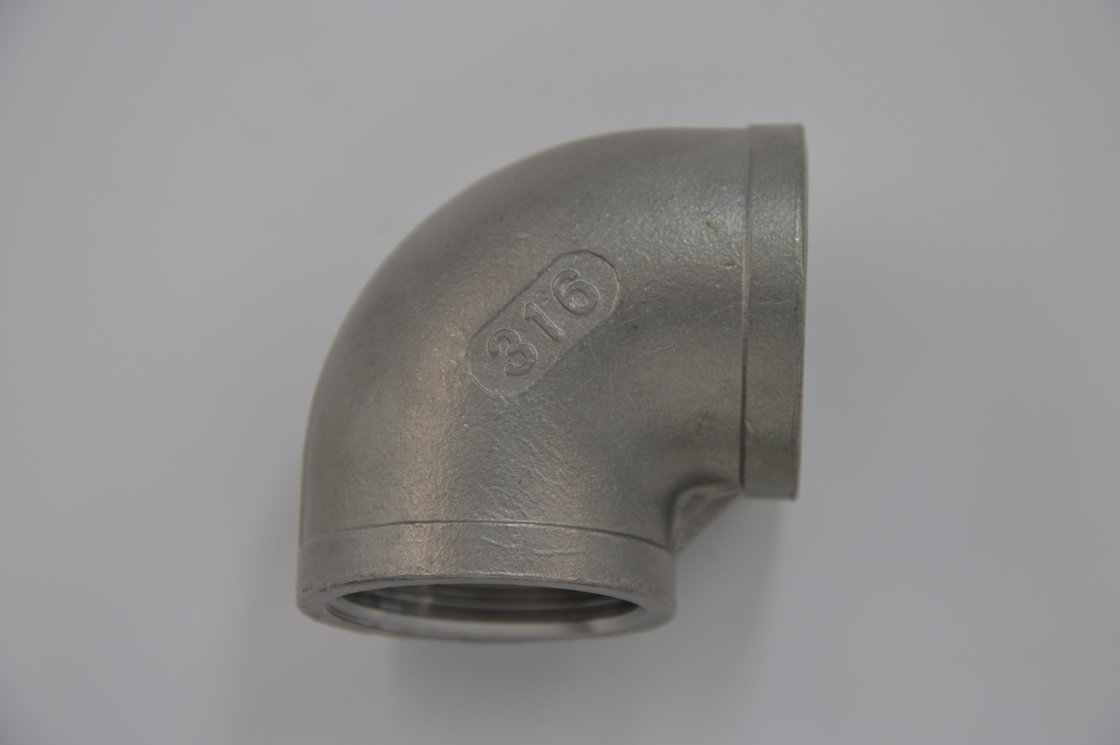 90 degree elbows, threaded fittings ,SS304/SS316, 1/4"-4", 150LB 90 degree elbows. MSS SP-114 standard and light duty