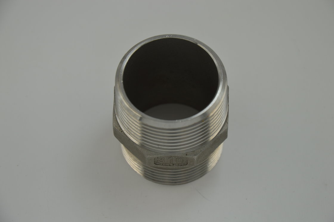 HEX NIPPLE(HN)SS304,SS316 SIZE:1/8"-4" 150LBS STAINLESS STEEL PIPE FITTINGS