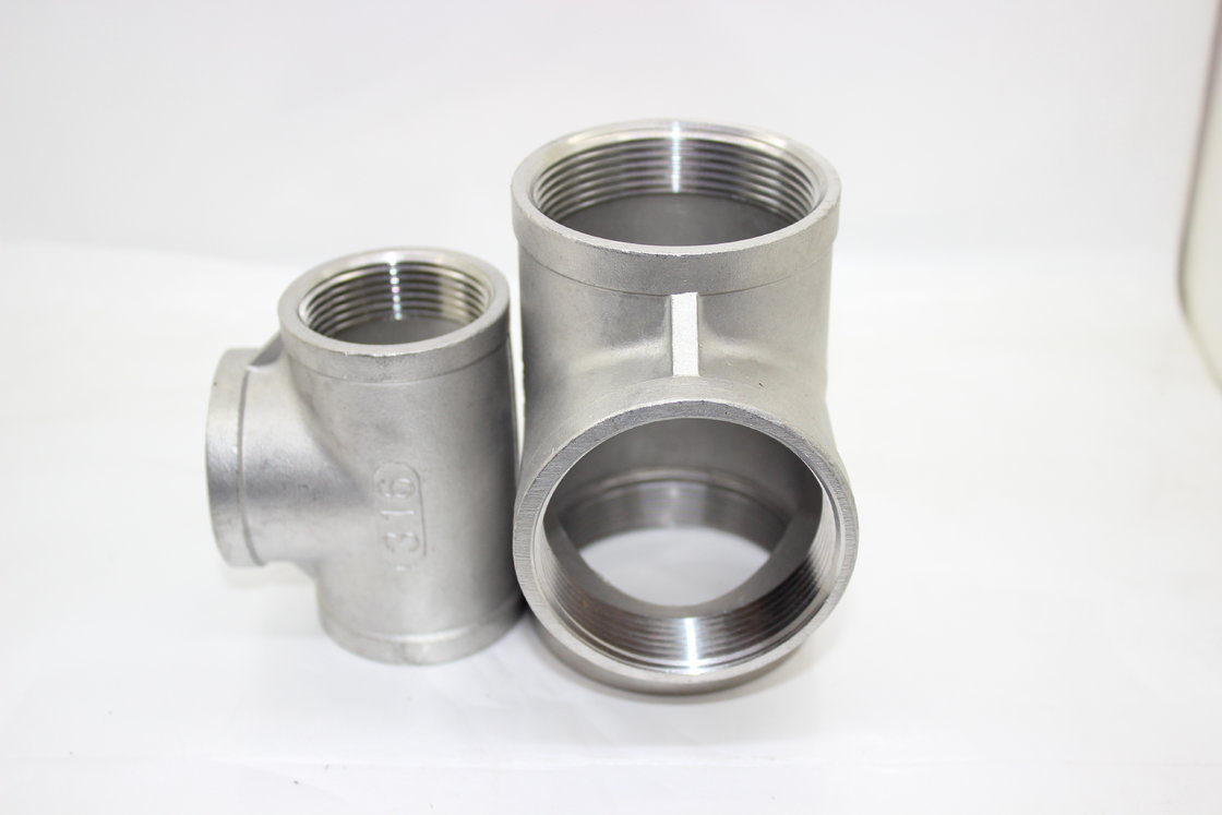 TEE(BT)ss304,ss316 SCH20,SCH40 SCH80 STAINLESS STEEL PIPE FITTINGS size：1/8“-4”
