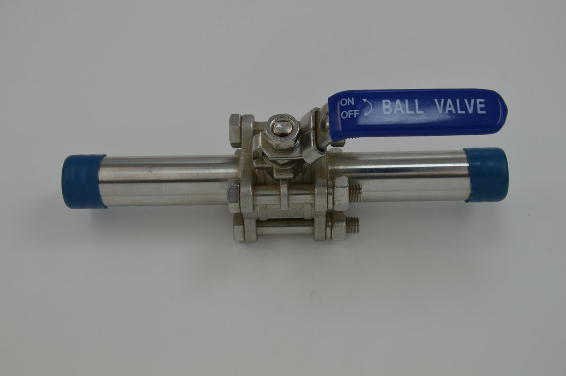 3PC LONG BUTTWELD BALL VALVE ss304,ss316 size:1/2"-4"