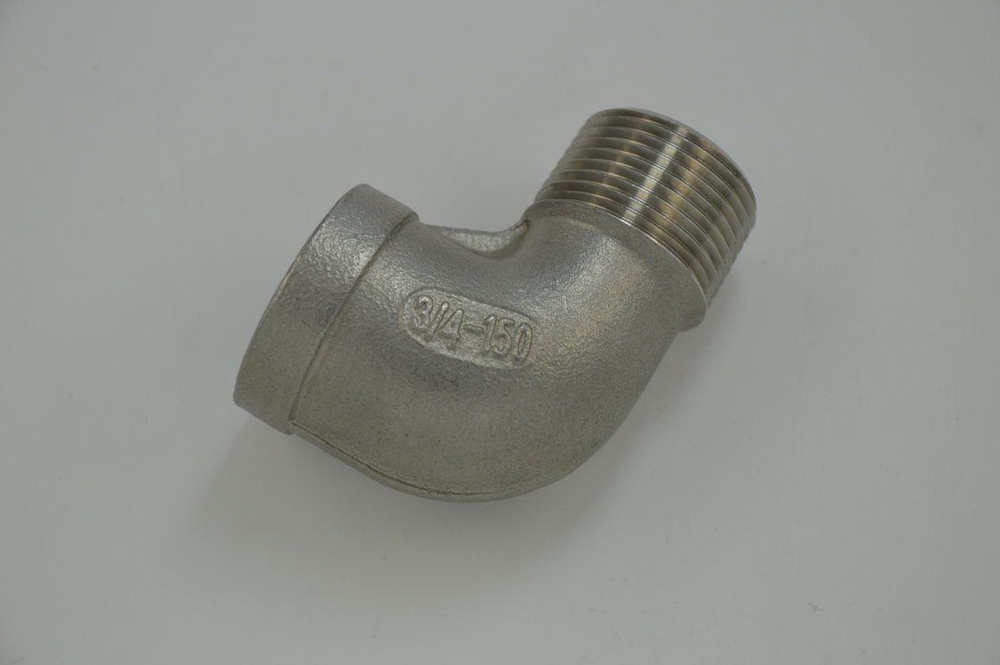 street ELBOW 90(sLB90) threaded pipe fittings ss 304,ss316 ss316l ss304l size：1/8”-4“