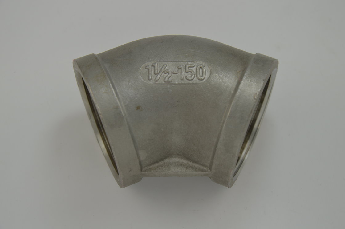 ELBOW45(LB45) 150# ss threaded pipe fittings ss304,ss316 size：1/8“-4”