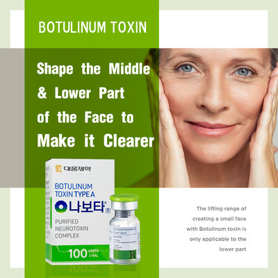 Korea Botulax Meditoxin Nabota 100u Botulinum toxin type A For messpa
