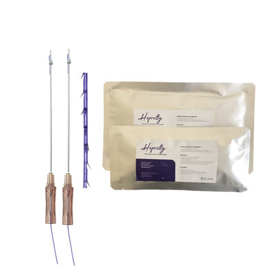 Plastic cog L blunt nose lifting pdo thread 19G 50mm abbreviation of polydioxanone