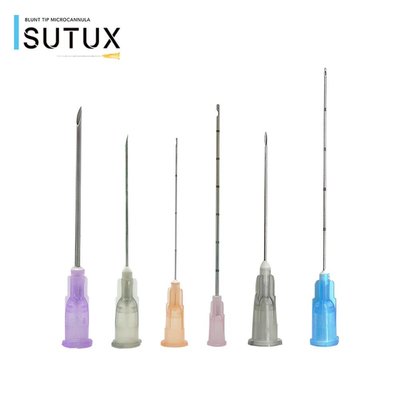 22G Hyaluronic acid side hole blunt tip fine micro cannula with marks for dermal filler for beauty use