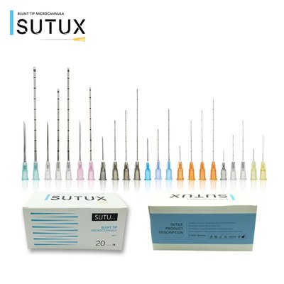 Hyaluronic acid beauty products Medical micro cannula flexible disposable blunt tipped needle