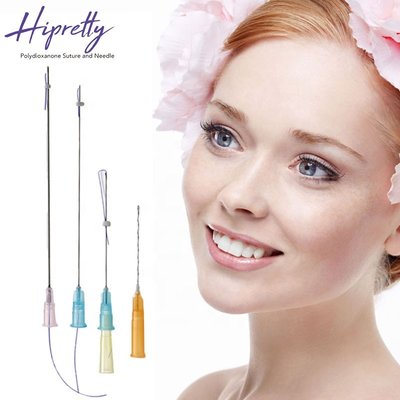 HIpretty PDO Thread Best Price CE ISO Blunt Cannula V face lift  Cog PDO Thread