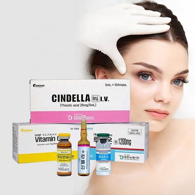 Luthione vitamin c + cindella whitening skin injections for skin