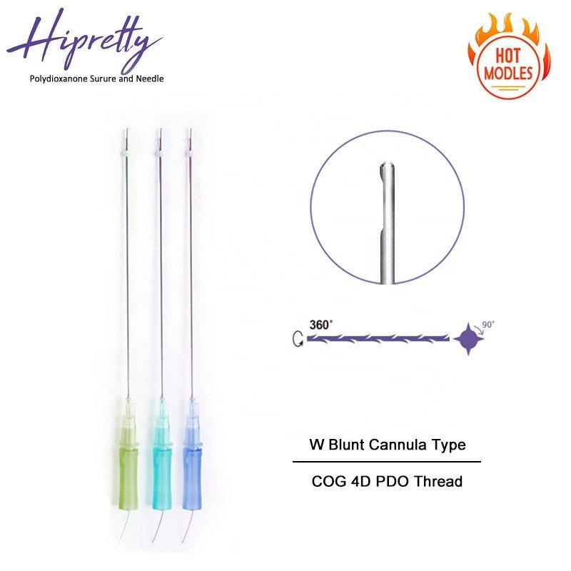 High quality HIpretty PDO Thread Tornado Screw 27G 50mm Face lift PDO Thread